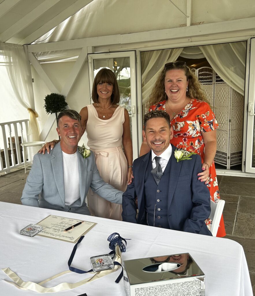 Real Wedding – Brian and Robbie – Shelley Bell – Celebrant